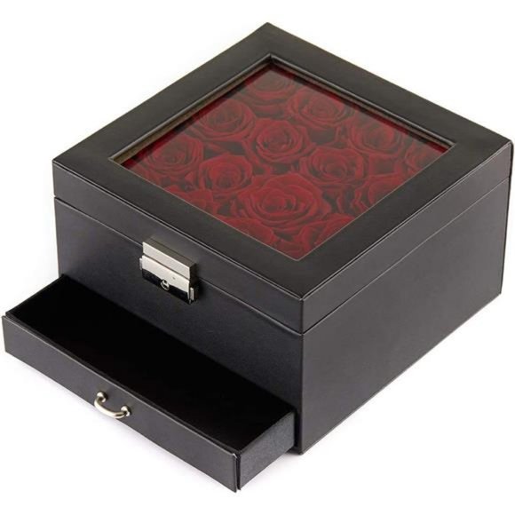 Accents | Preserved Roses Real Rose In A Box 16 Red Roses | Poshmark